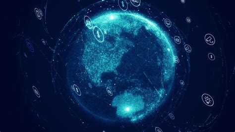 Global Network Connection And Data Connections Concept Communication