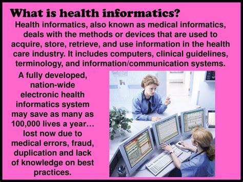 Health Informatics Careers Ppt Download