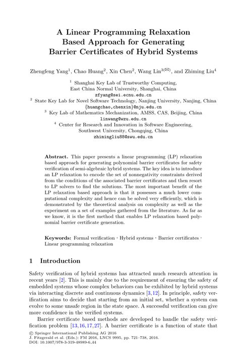Pdf A Linear Programming Relaxation Based Approach For Generating