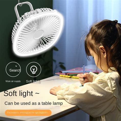 휴대용 미니 선풍기 가정용 다기능 Usb 충전식 선풍기 Led 조명 캠핑 서큘레이터 무선 천장 선풍기 Aliexpress