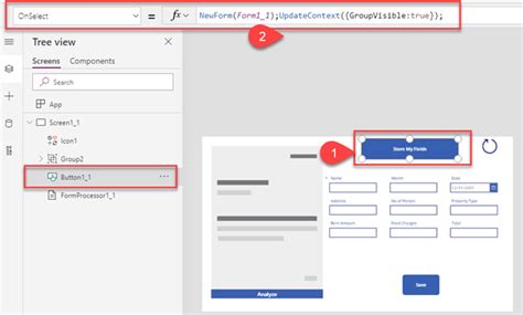 Build Power Apps Canvas App Consuming Form Processing Ai Model Power