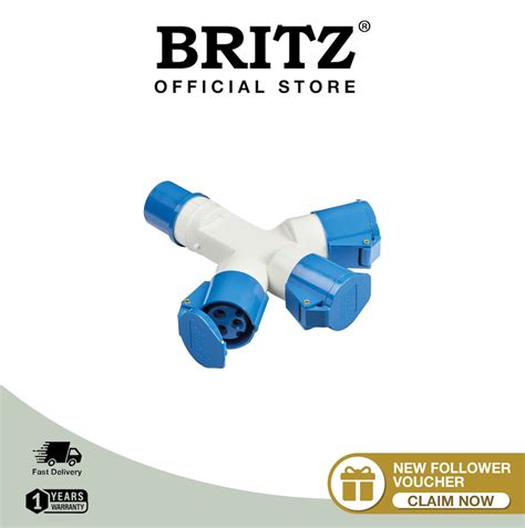 High Quality 16a Cee Form C Form Male Female Plug Connector Splitter 230v Ip44 Shopee Singapore