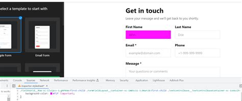 Css Classes For Contact Form Widget Customization Elfsight Community
