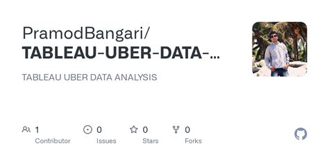 Github Pramodbangaritableau Uber Data Analysis Tableau Uber Data
