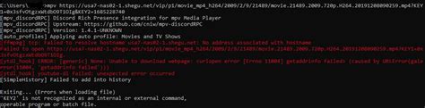 no playback from a link in mpv but works in vlc · issue 11726 · mpv player mpv · github