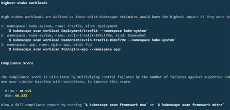 Harden A Cluster Kubescape