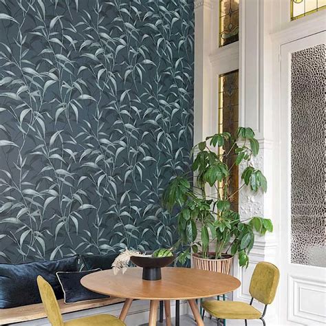 Lillia By Masureel Slate Wallpaper Wallpaper Direct