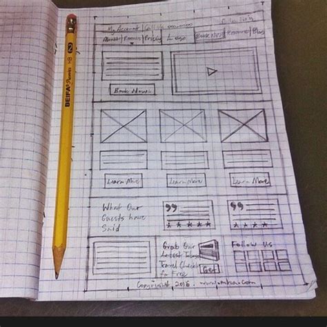 Ui Ux Design Sketches And Wireframes From Instagram