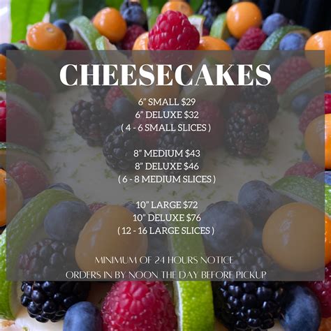 Cheesecakes