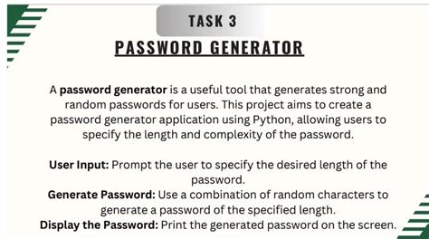 completed task3 by codsoft on password generator gaurav thavkar