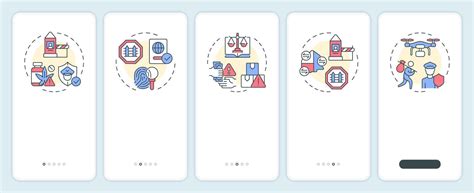 Goals Of Ibm Onboarding Mobile App Screen Integrated Border Management Walkthrough 5 Steps
