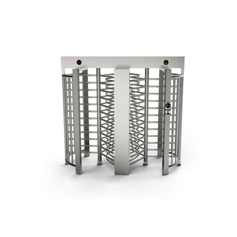 Stainless Steel Remote Control Double Passage Access Control System Full Height Turnstile Gate