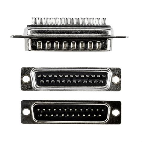 Amphenol Cn Dsub25pin0 000 D Subminiature Db25 Male D Sub Connector 25 Position Pin Contacts