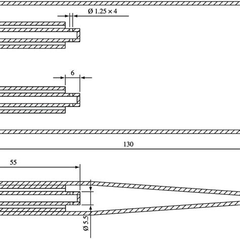 Design Of Nozzle Mm Used In The Mql Tests Download Scientific Diagram