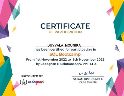 Mounika Duvvala On Linkedin Codegnan Codegnan