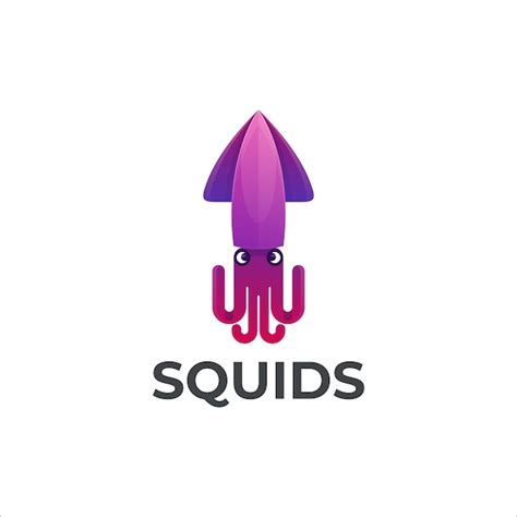 Premium Vector Illustration Vector Squids Gradient Colorful Style