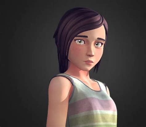 Ellie The Last Of Us Free High Quality Models