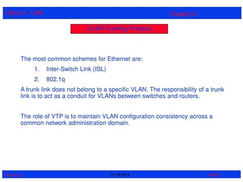 PPT VLAN Trunking Protocol PowerPoint Presentation Free Download ID