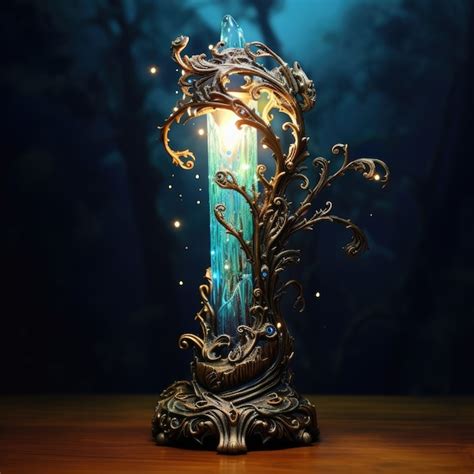 Free Photo Lamp Design With Fantasy Style