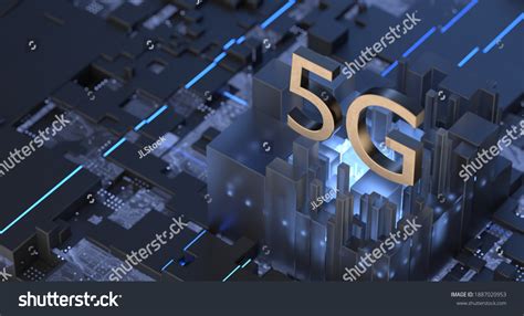 5g 무선 모바일 통신 기술 3d 스톡 일러스트 1887020953 Shutterstock