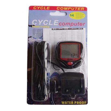 Bicycle Computer Waterproof Odometer Digital Lcd B Vicedeal