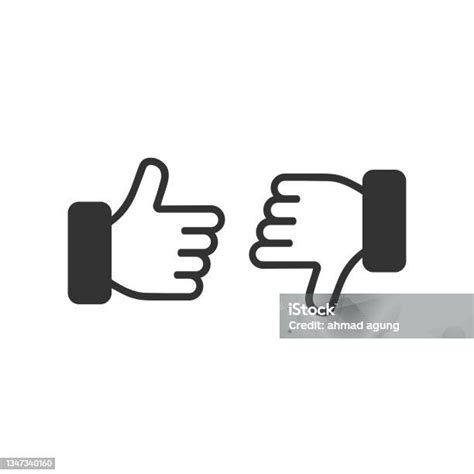 엄지 손가락 위로 엄지 손가락 과 엄지 손가락 아래로 기호 벡터 개념에 대한 스톡 벡터 아트 및 기타 이미지 개념 개념과 주제 공동체 Istock