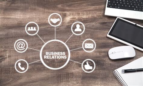 Concept Of Business Relations With A Business Objects Stock Image Image Of Strength Relations