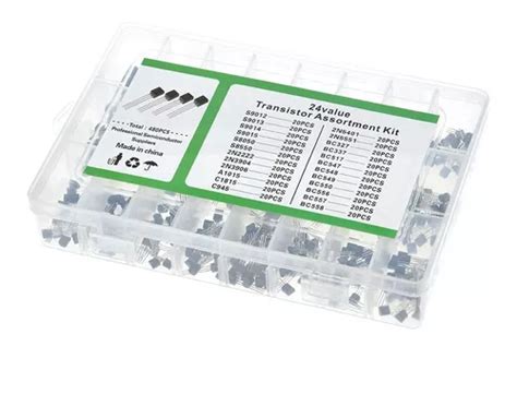 Kit De 480 Transistores Bc337 Bc327 2n2222 2n3904 2n3906