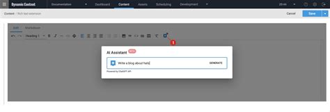 Content Field Extensions Amplience Developer Portal