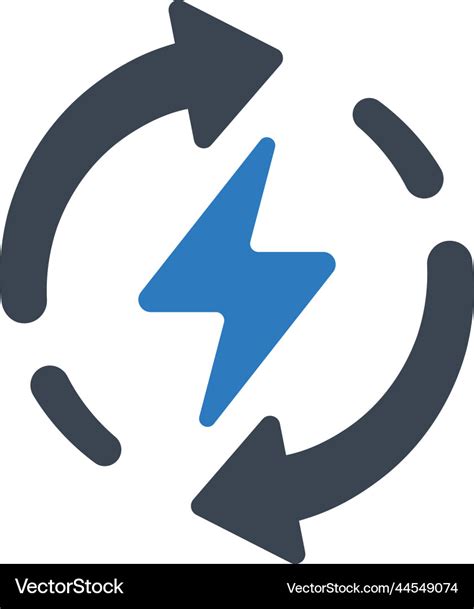 Energy Efficiency Icon Royalty Free Vector Image