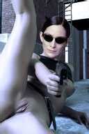 Post Carrie Anne Moss Fakes H Fakes The Matrix Trinity