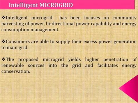 Intelligent Microgrid And Distributed Generations Ppt Pptx Gas And Electric Home Utilities