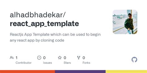 GitHub Alhadbhadekar React App Template Reactjs App Template Which
