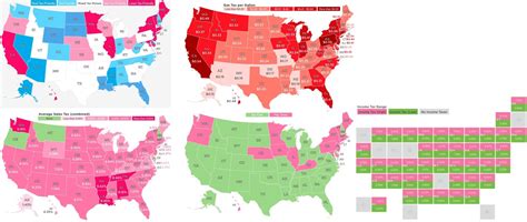 Tax Friendly States Map