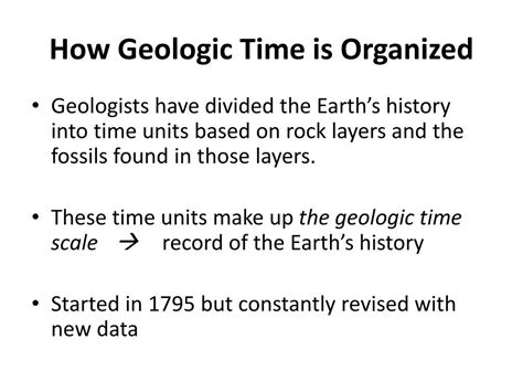 PPT Geologic Time And The Rock Record PowerPoint Presentation Free Download ID