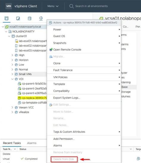 Vmware Horizon 7 12 Delete Instant Clones • Nolabnoparty