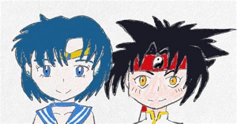 混合 セーラーマーキュリーandレイ久川綾さん誕生日記念 カオルイリク不可のイラスト Pixiv