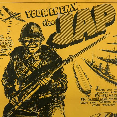 Original U S Wwii Anti Japanese Official U S Navy 1944 Propaganda Po
