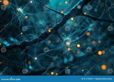 Neural Connections Form Intricate Networks In The Brain Enabling Communication And Processing