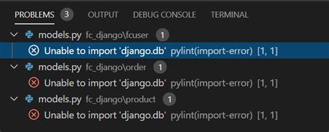 Django 에러 Unable to import django db