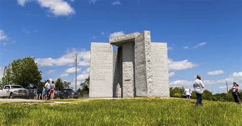 Georgia Guidestones Get Bulldozed To The Ground Just Hours After A Section Was Destroyed By