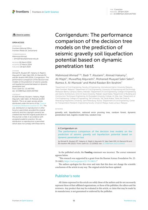 Pdf Corrigendum The Performance Comparison Of The Decision Tree
