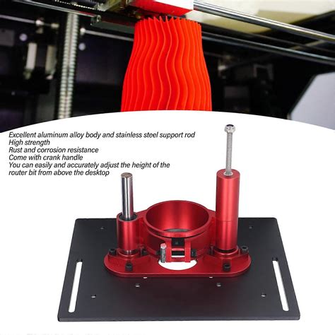 Router Lift Platform Manual Lifting Router Lift System Kit Router Table Saw Insert Base Plate