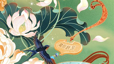 红楼梦插画 ——《冷香丸》唐众汤忠 站酷zcool