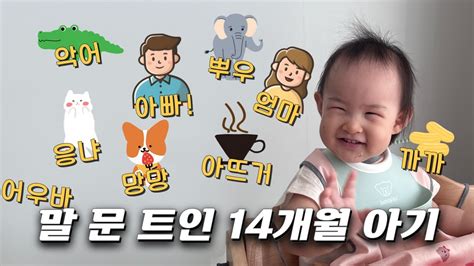 육아vlog 언어폭발하는 14개월 아기토밤 Youtube
