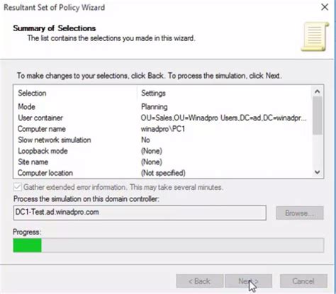 how to use rsop to check and troubleshoot group policy settings