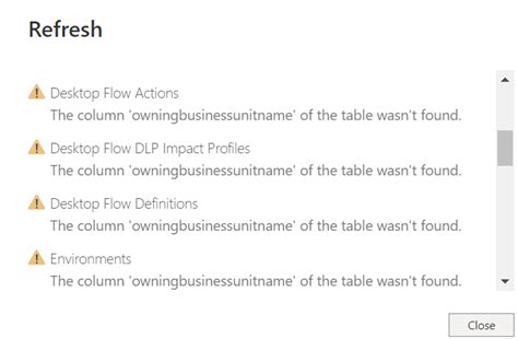 Automation BUG AutomationCOE Power BI Dashboard Is Not Loading Issue Microsoft