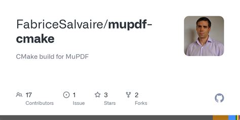 GitHub FabriceSalvaire Mupdf Cmake CMake Build For MuPDF