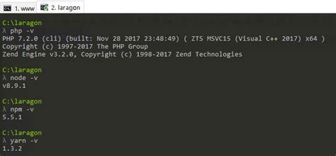 terminal laragon portable isolated fast and powerful universal development environment for