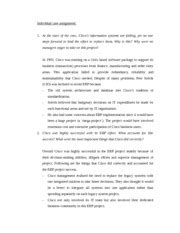 Cisco Paper Copy Individual Case Assignment At The Start Of The Case Cisco S